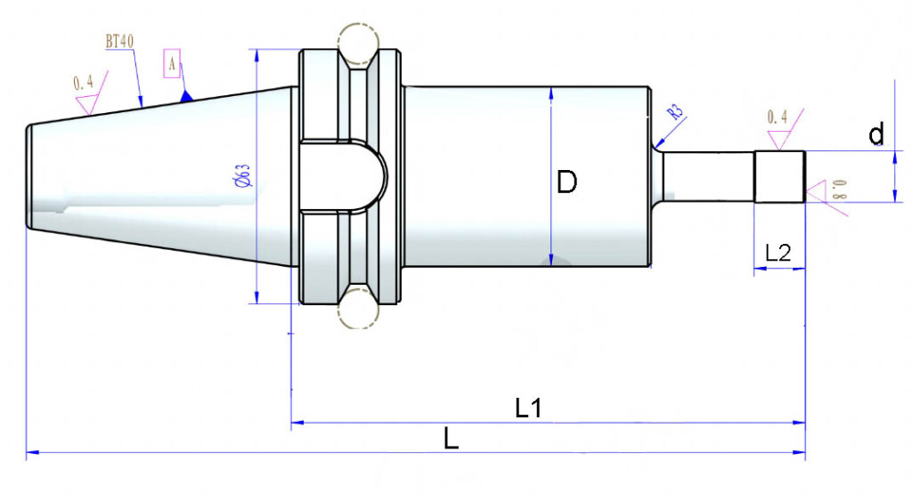 CAT40 Tool Probe Calibrator Calibration Gage Tool - igstool