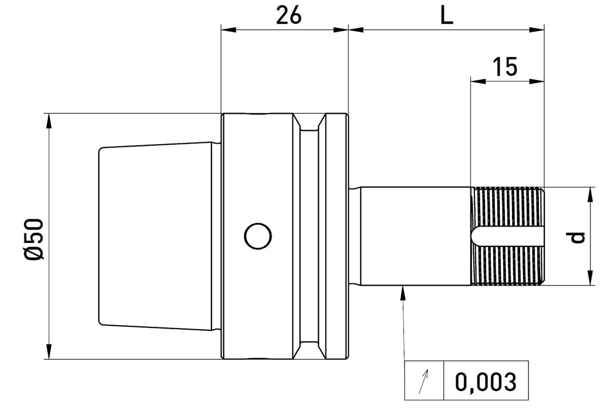 HSK50 IGSTOOL Grinding Wheel Adapter For Reinecker Tool Grinding ...